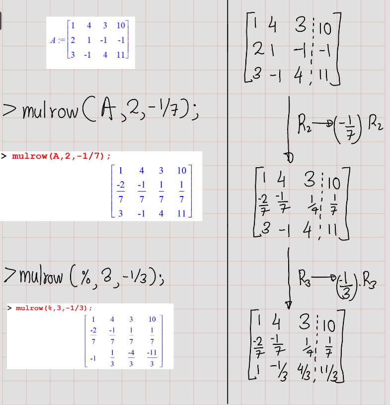Lesson 10 Matrices | Maple